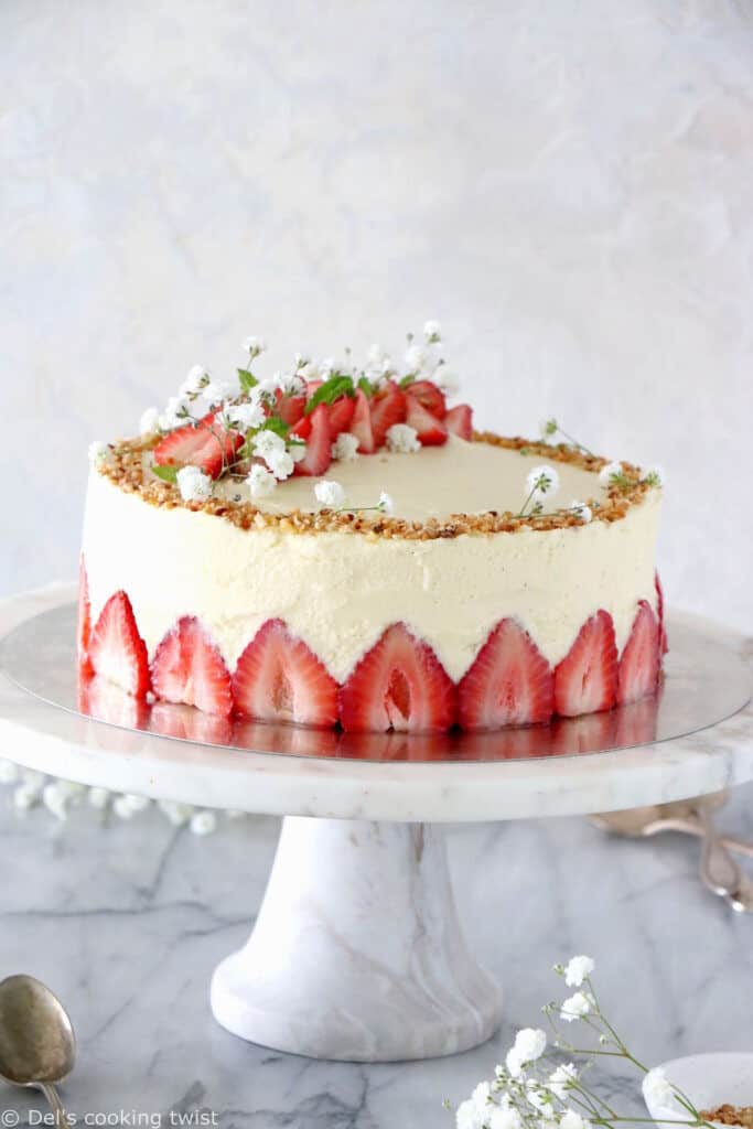 Fraisier maison facile - Del's cooking twist