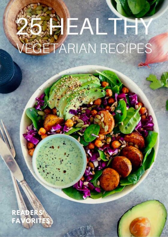 25 Healthy Vegetarian Recipes (ebook) - Del's cooking twist