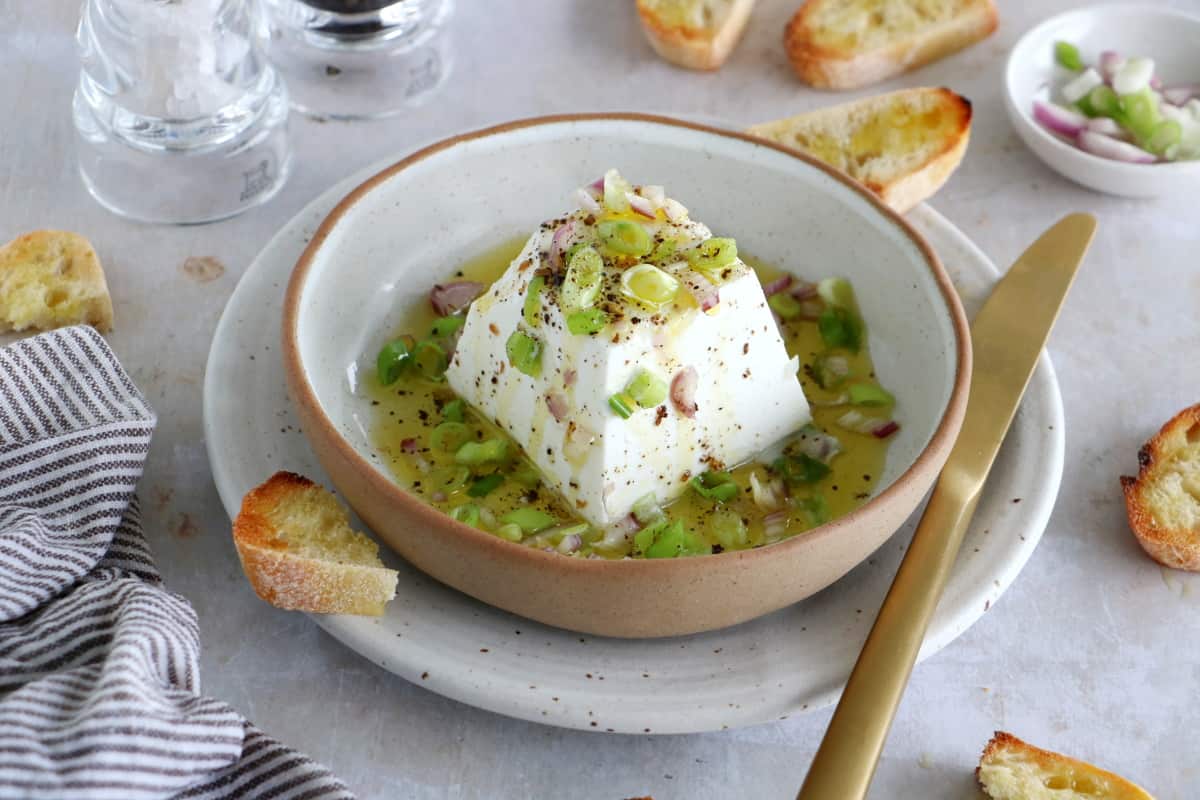 Goat Cheese Pyramid Appetizer - Del's cooking twist