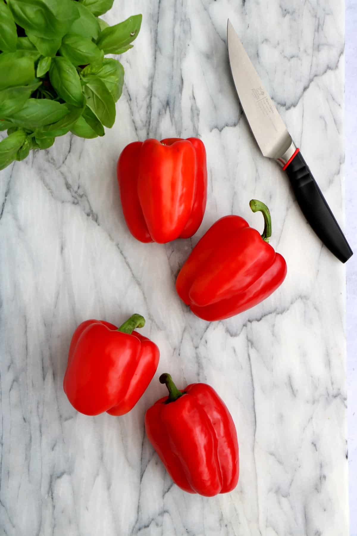 Roasted Red Peppers - Del's cooking twist