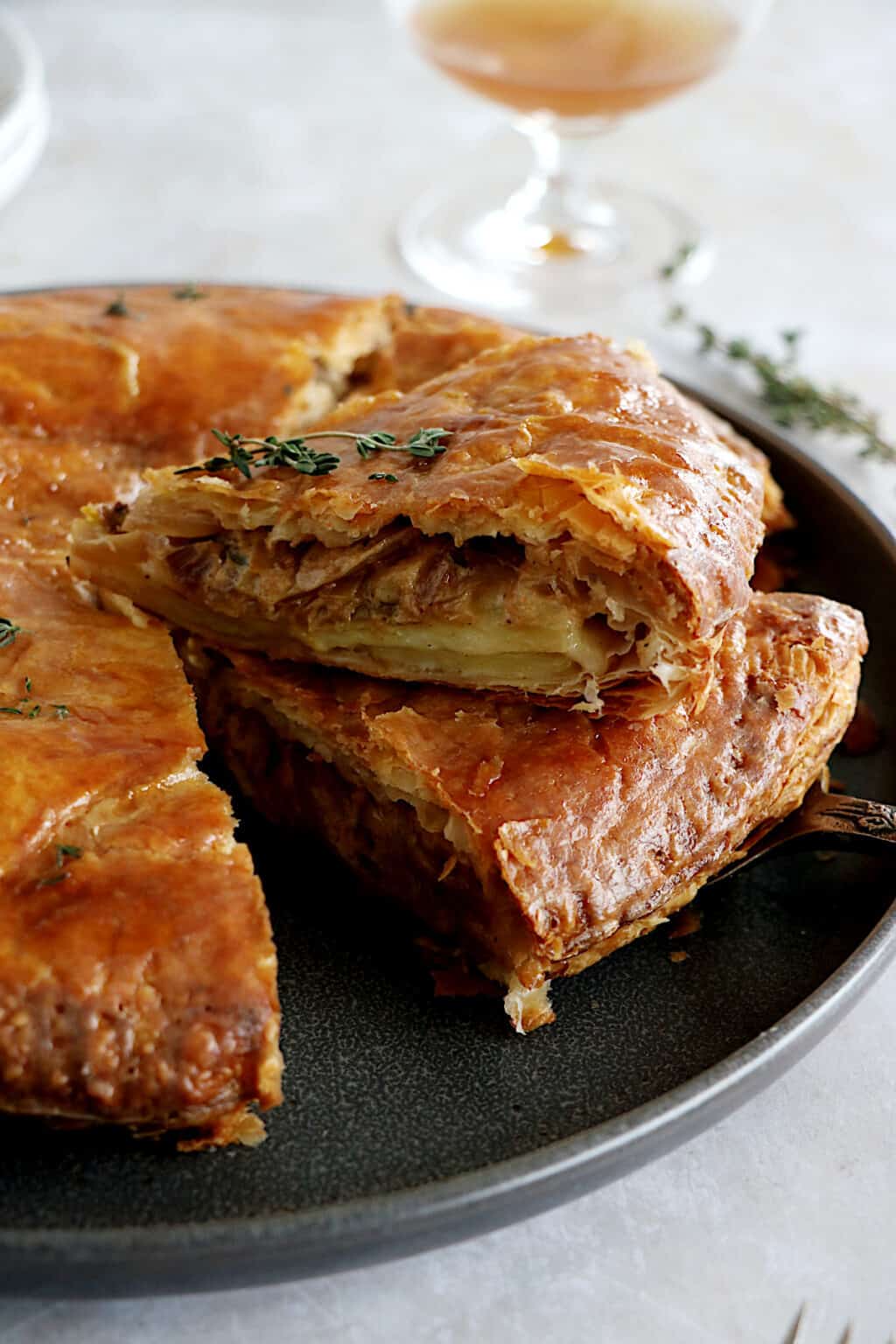 Leek and Potato Pithivier - Del's cooking twist