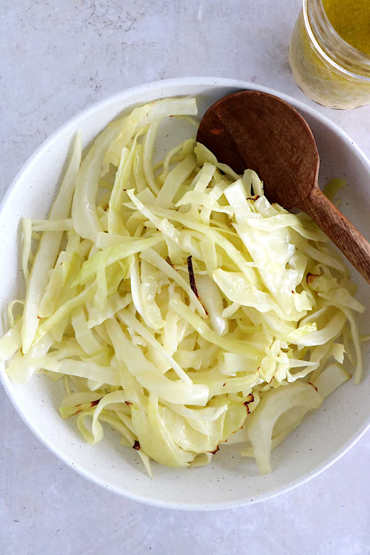 Radicchio Cabbage Salad with White Bean Hummus - Del's cooking twist