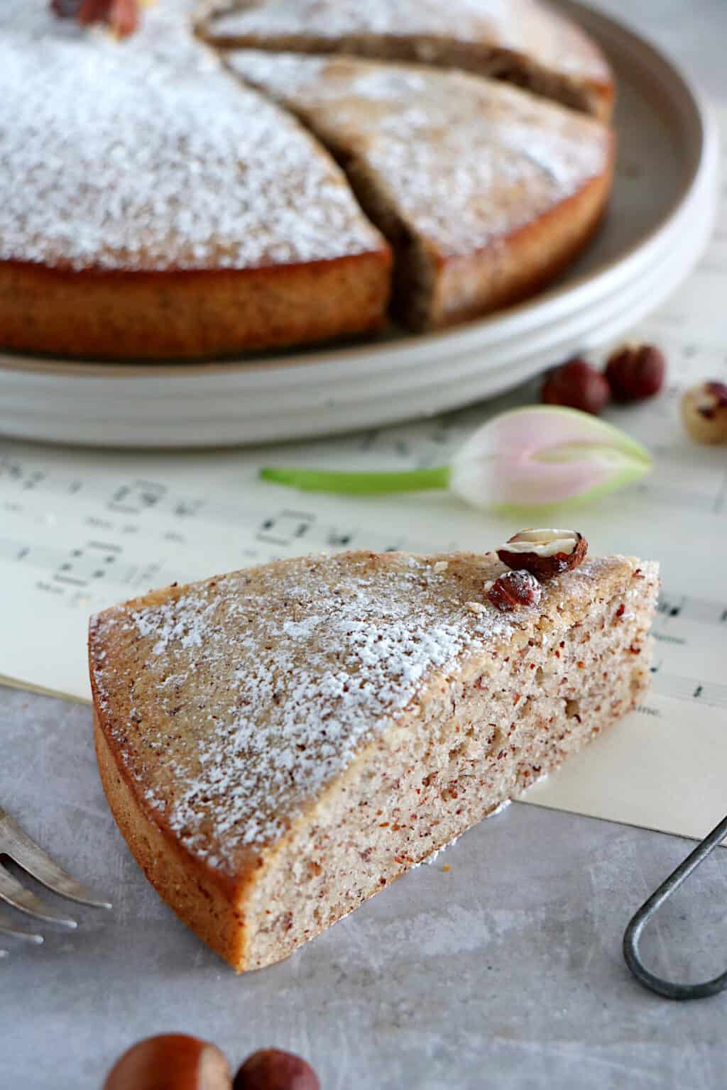 French Hazelnut Cake (Creusois) - Del's cooking twist