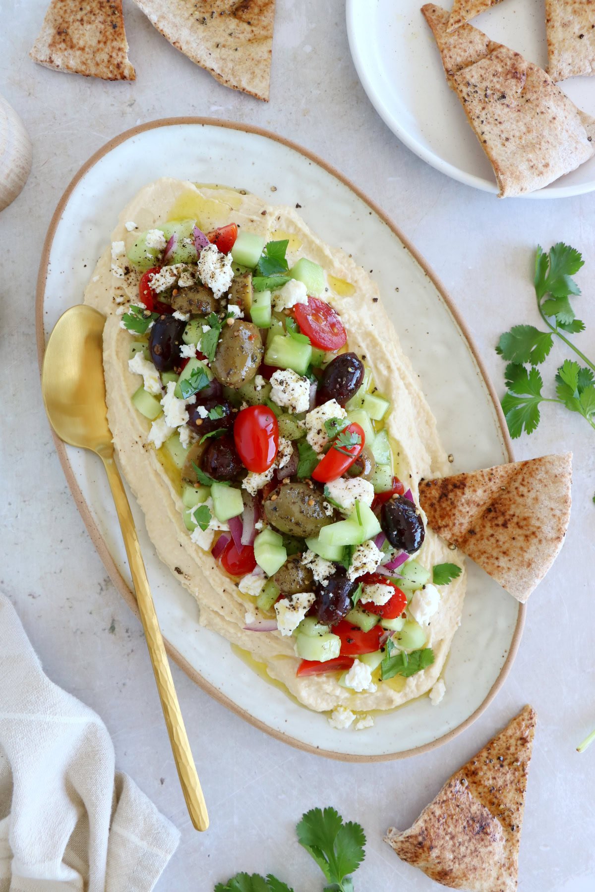 Loaded Hummus Dip - Del's cooking twist
