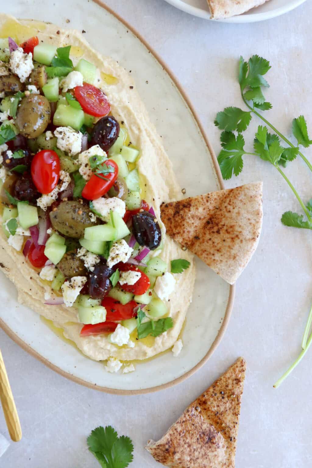 Loaded Hummus Dip - Del's cooking twist