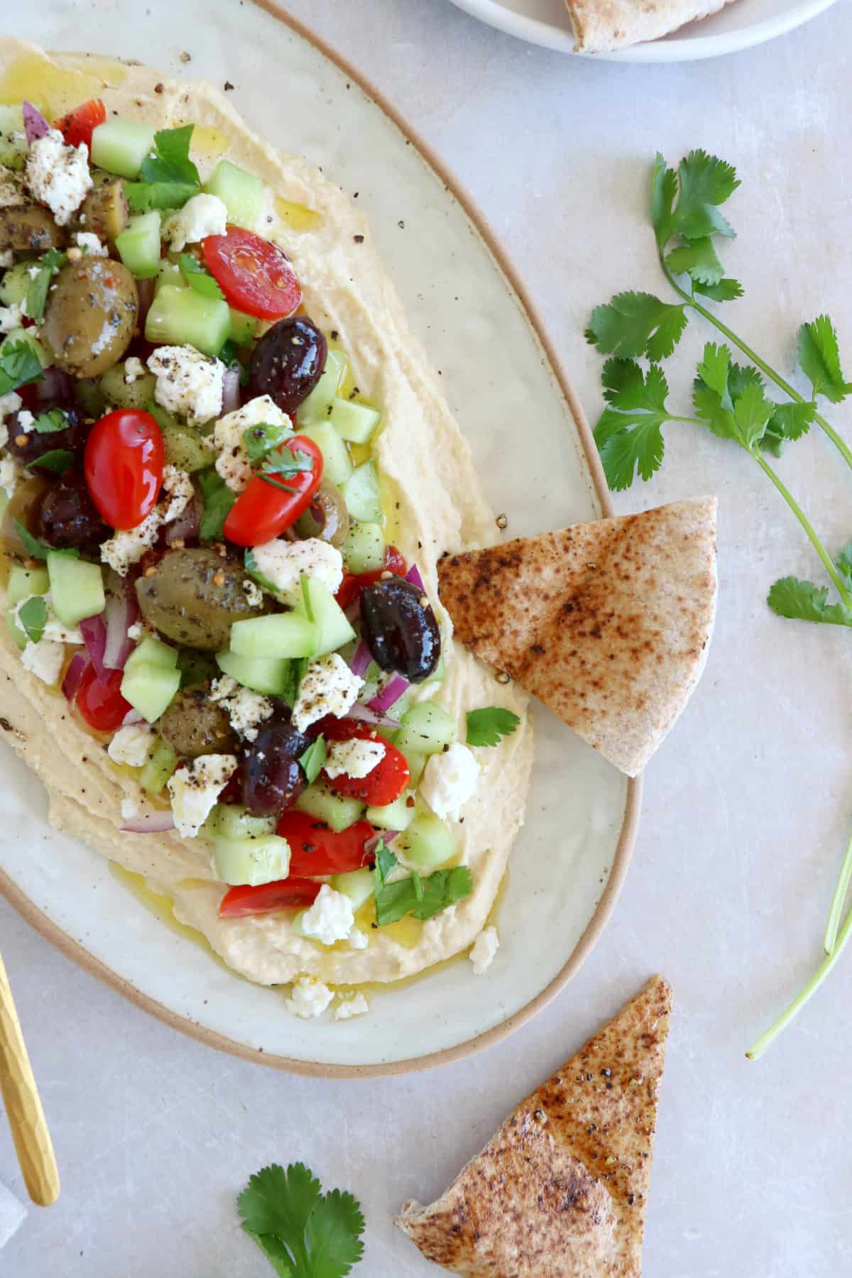 Loaded Hummus Dip - Del's cooking twist