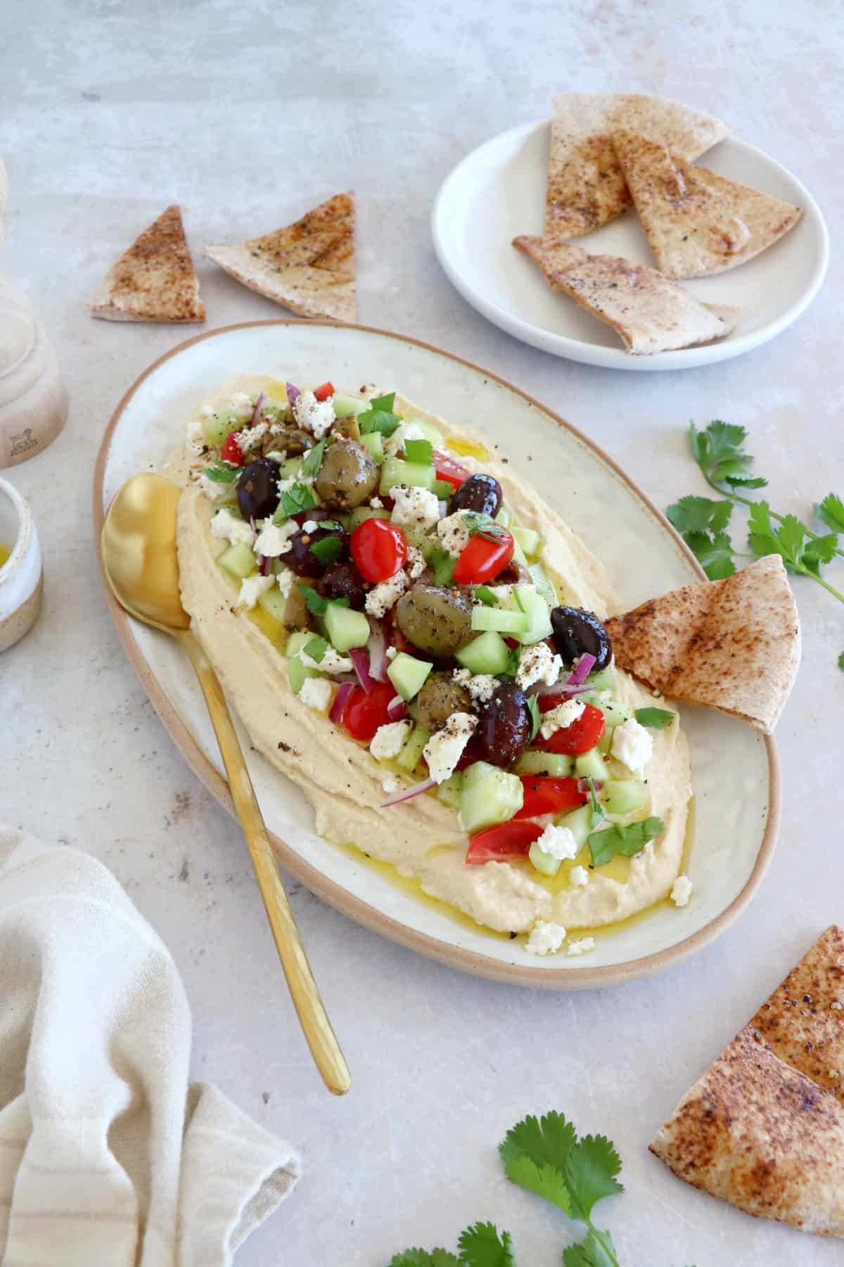 Loaded Hummus Dip - Del's cooking twist