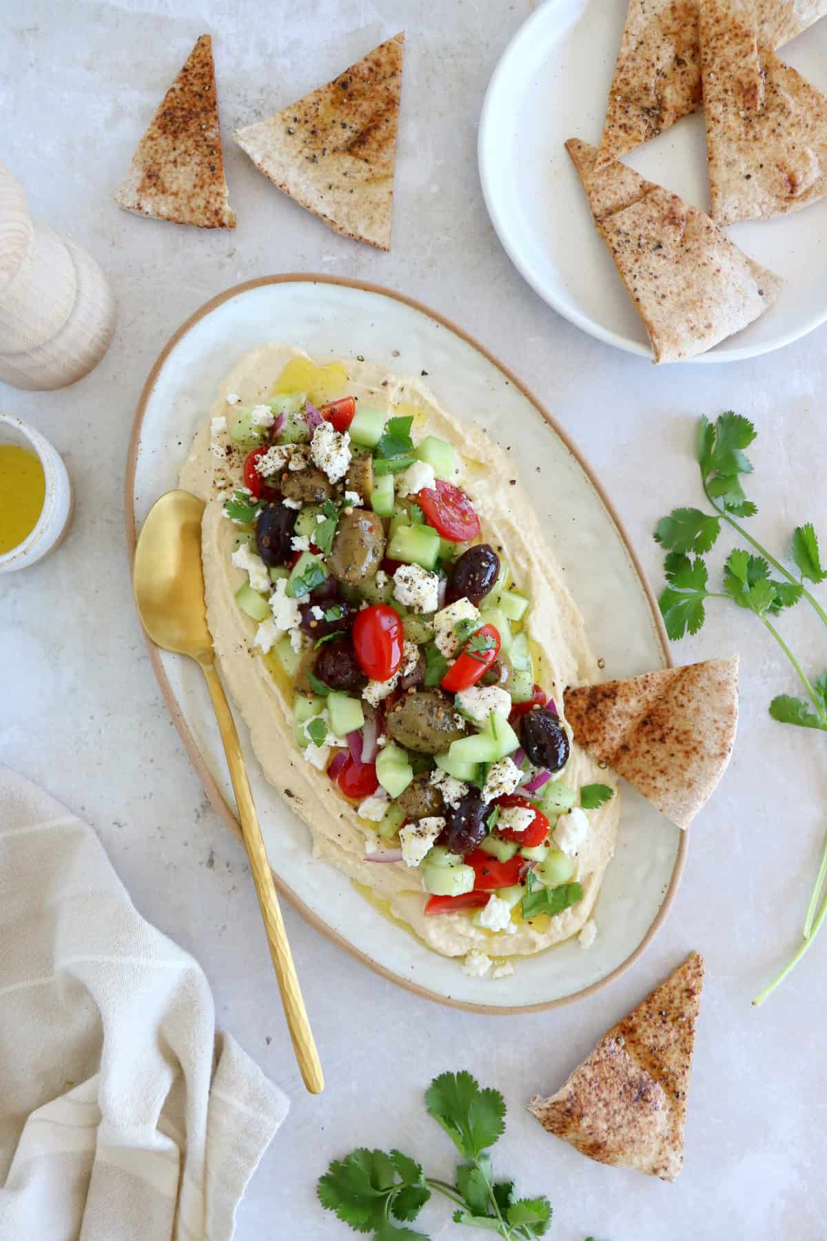 Loaded Hummus Dip - Del's cooking twist