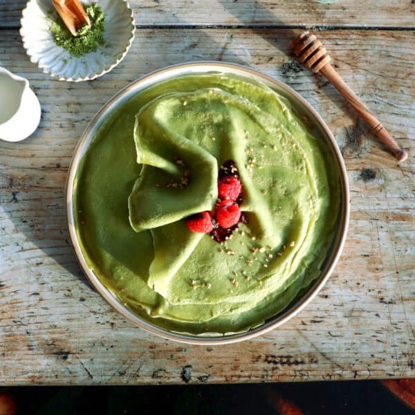 Matcha Crêpes - Del's cooking twist