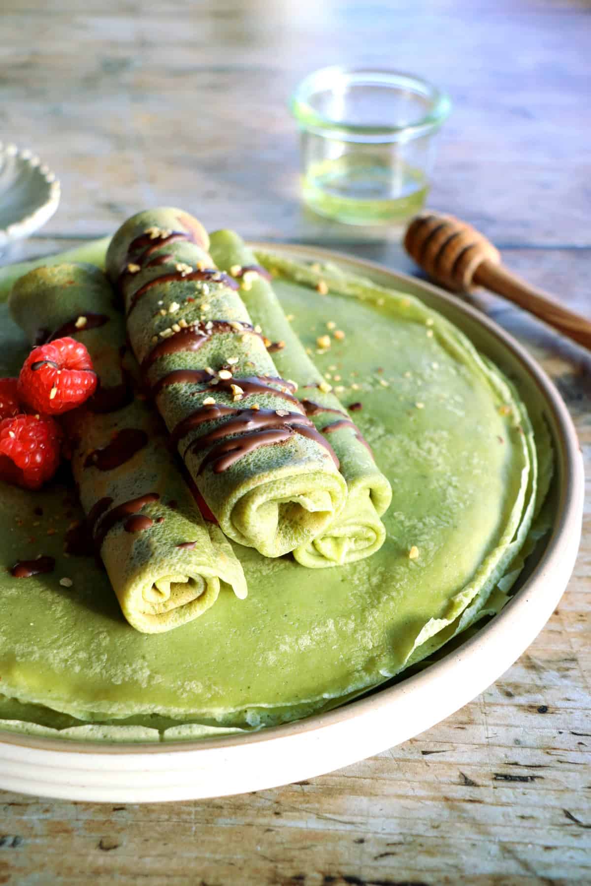 Matcha Crêpes - Del's cooking twist