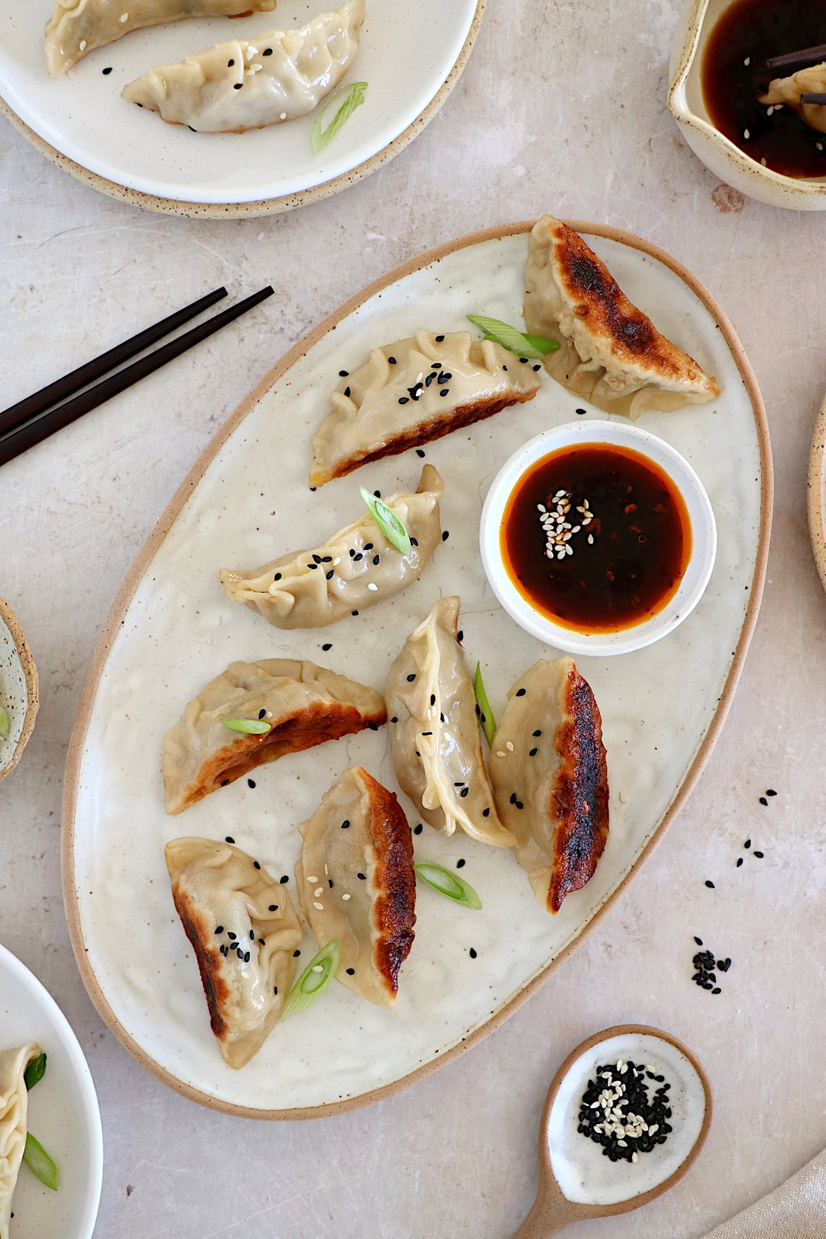 Vegetable Gyoza - Del's cooking twist