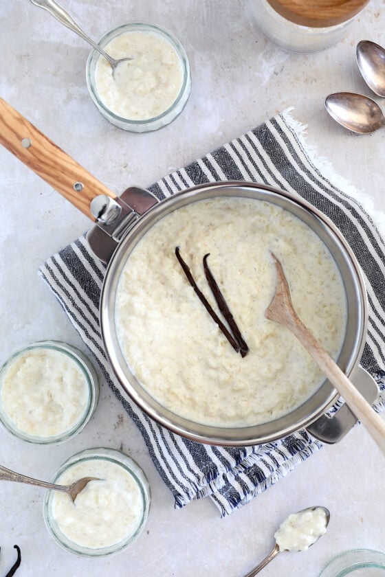 French Rice Pudding (Riz au lait) - Del's cooking twist
