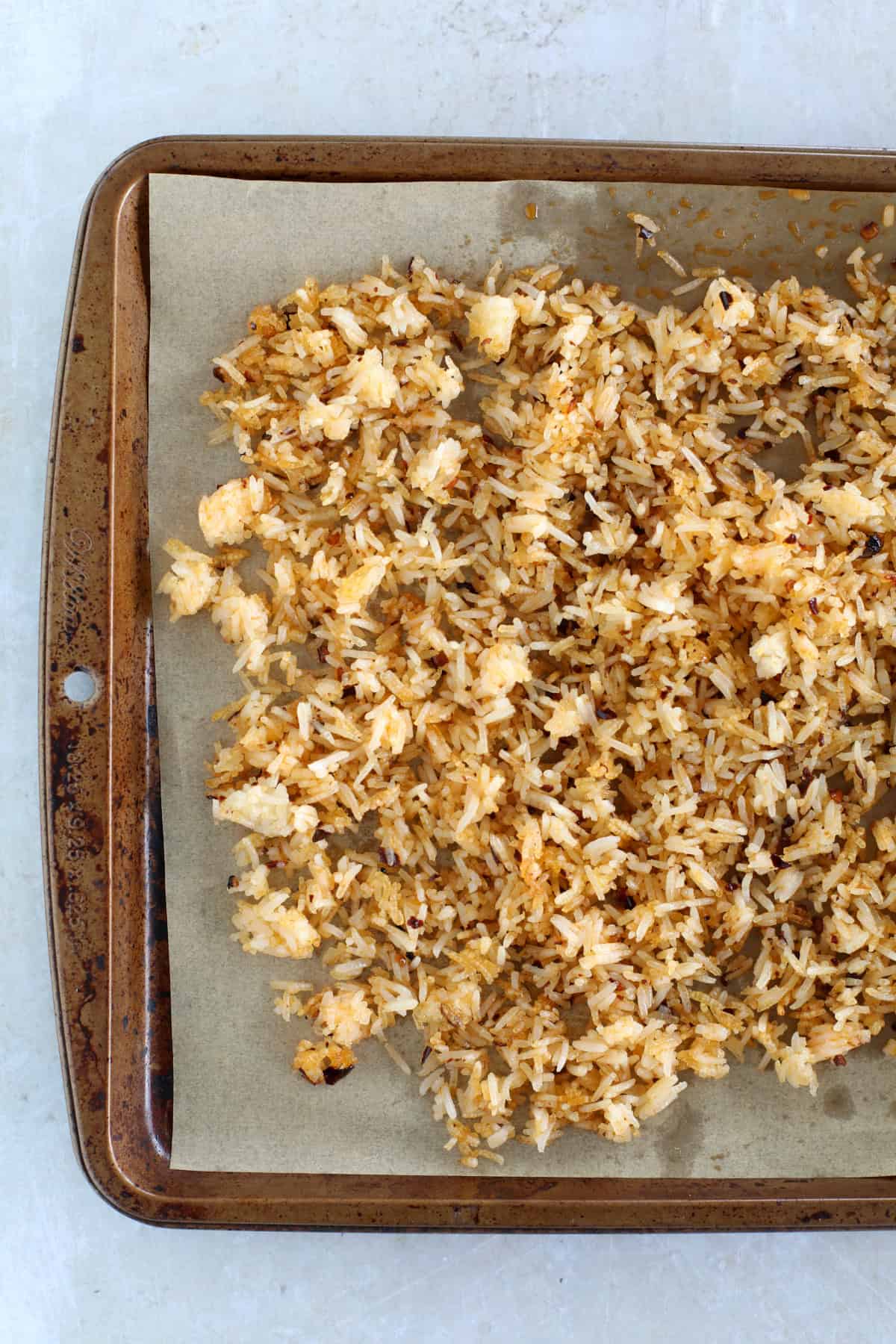 Salade de riz croustillant au tofu (crispy rice salad) - Del's cooking ...