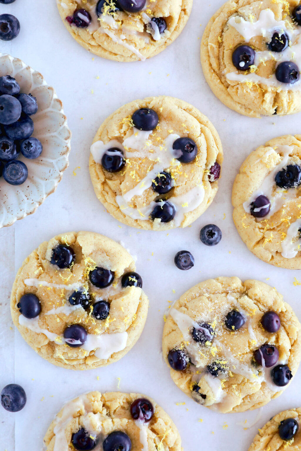 Lemon Blueberry Cookies - Del's cooking twist