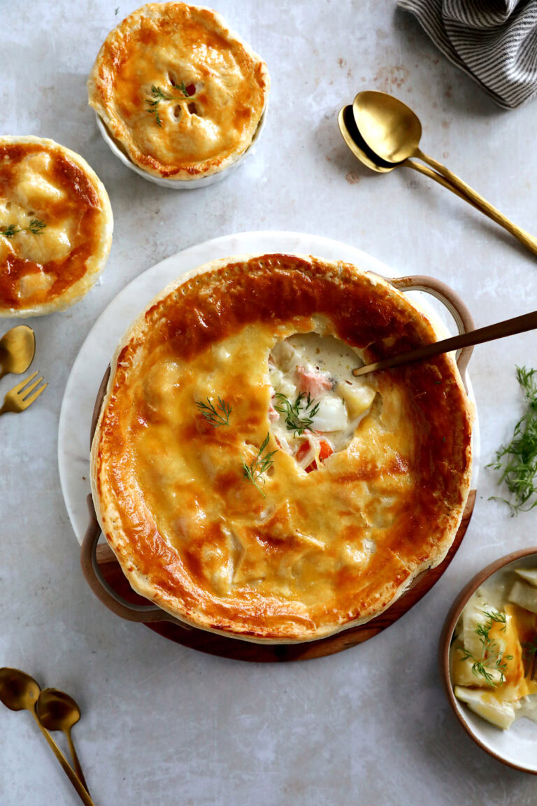 Puff Pastry Topped Fish Pie - Del's cooking twist