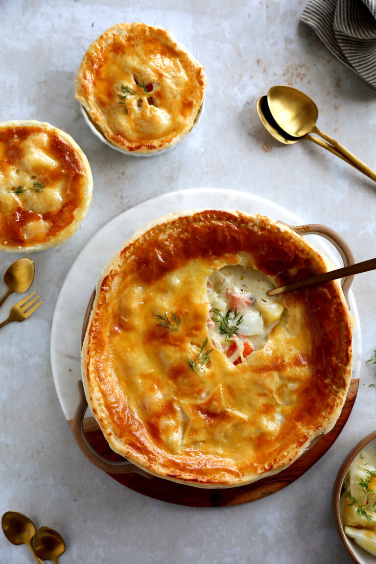 Puff Pastry Topped Fish Pie - Del's cooking twist
